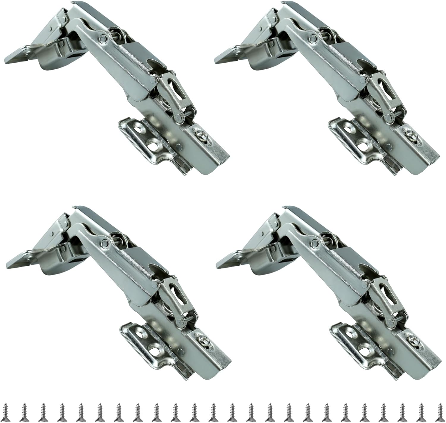 TAIFAM 4Pcs 175 Degree Cabinet Door Hinge, Insert Soft Close Cabinet ...