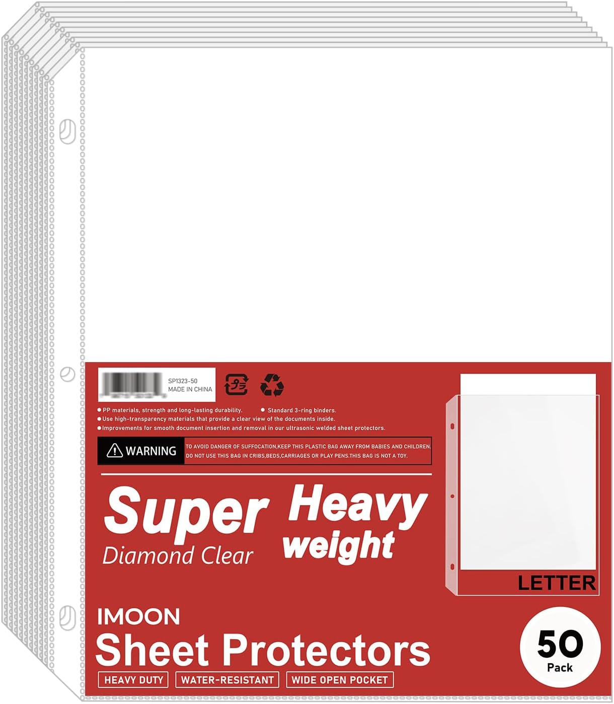 Amazon.com : Super Heavyweight Protectors, High Transparency, Heavy ...