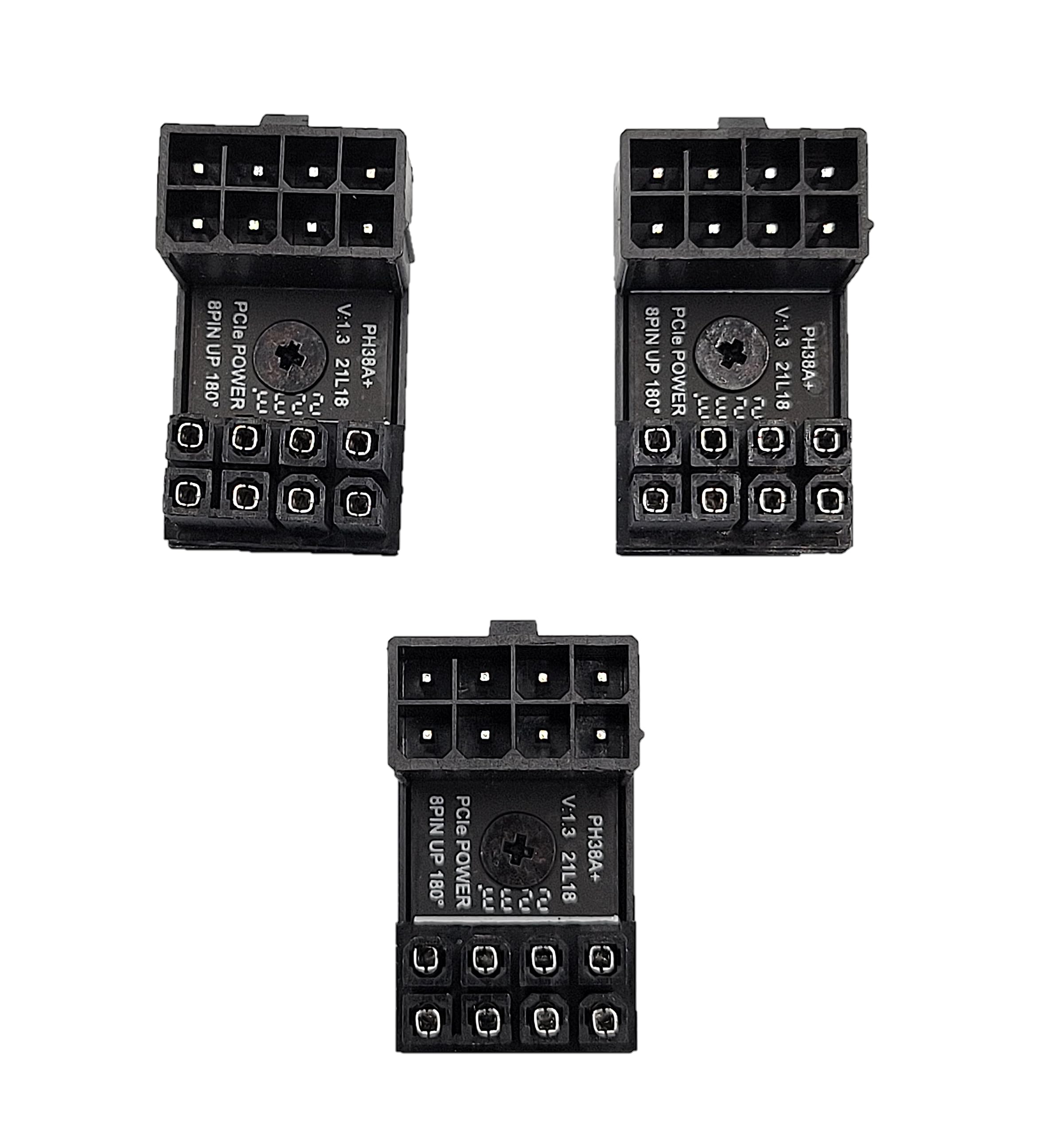 Snapklik.com : PCIe 8-Pin 180 Degree Angled GPU Power Adapter, Standard ...