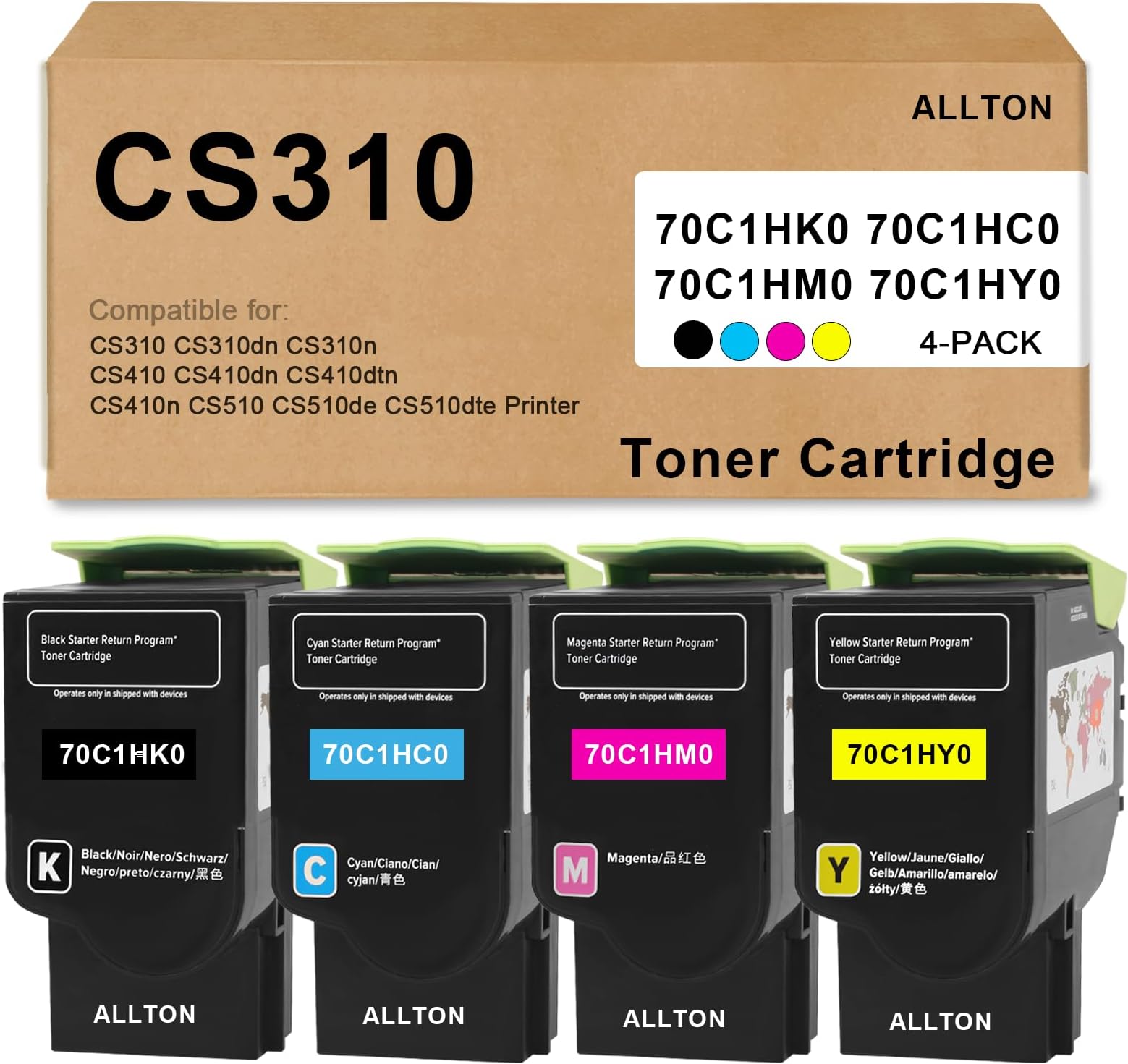 Amazon.com: Vintella CS310 Toner Cartridge High Yield Replacement ...