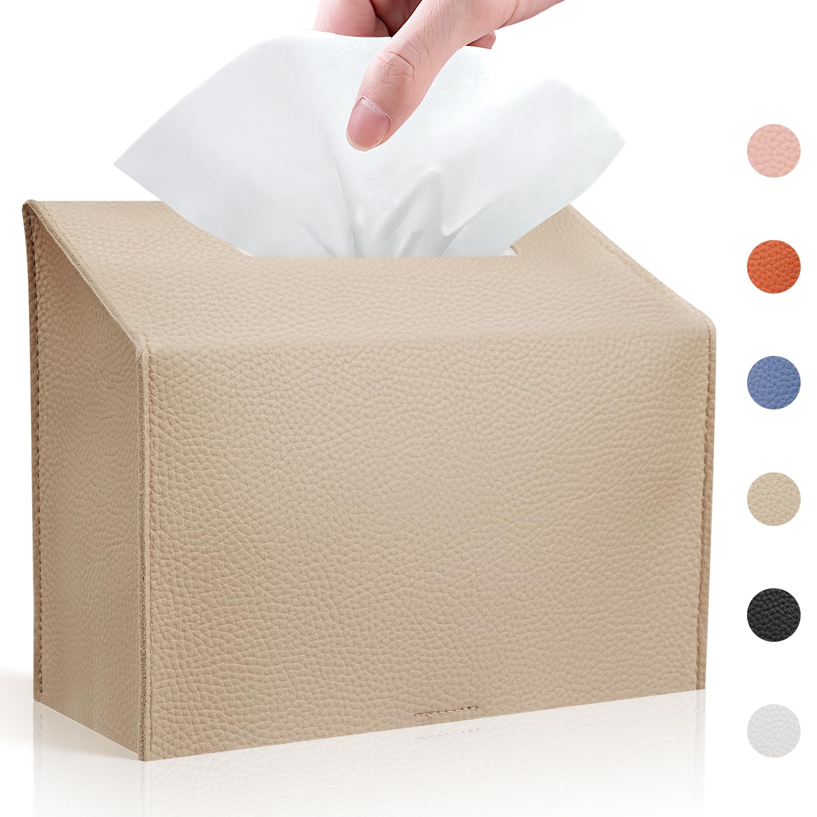 Amazon.com: Tissue Box Cover Holder Compatible with Kleenex Disposable ...