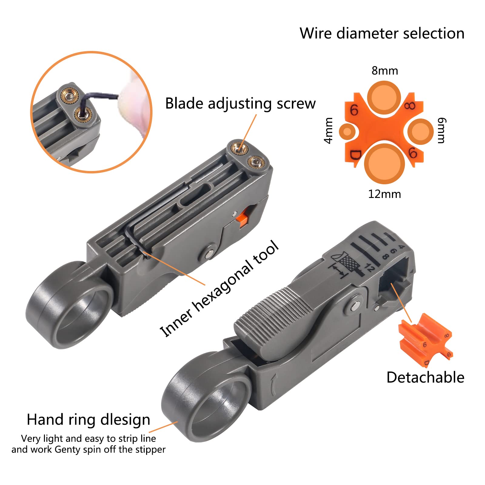 Snapklik.com : AITIAO Coax Cable Crimper Kit Tool For RG6 RG59 Coaxial ...