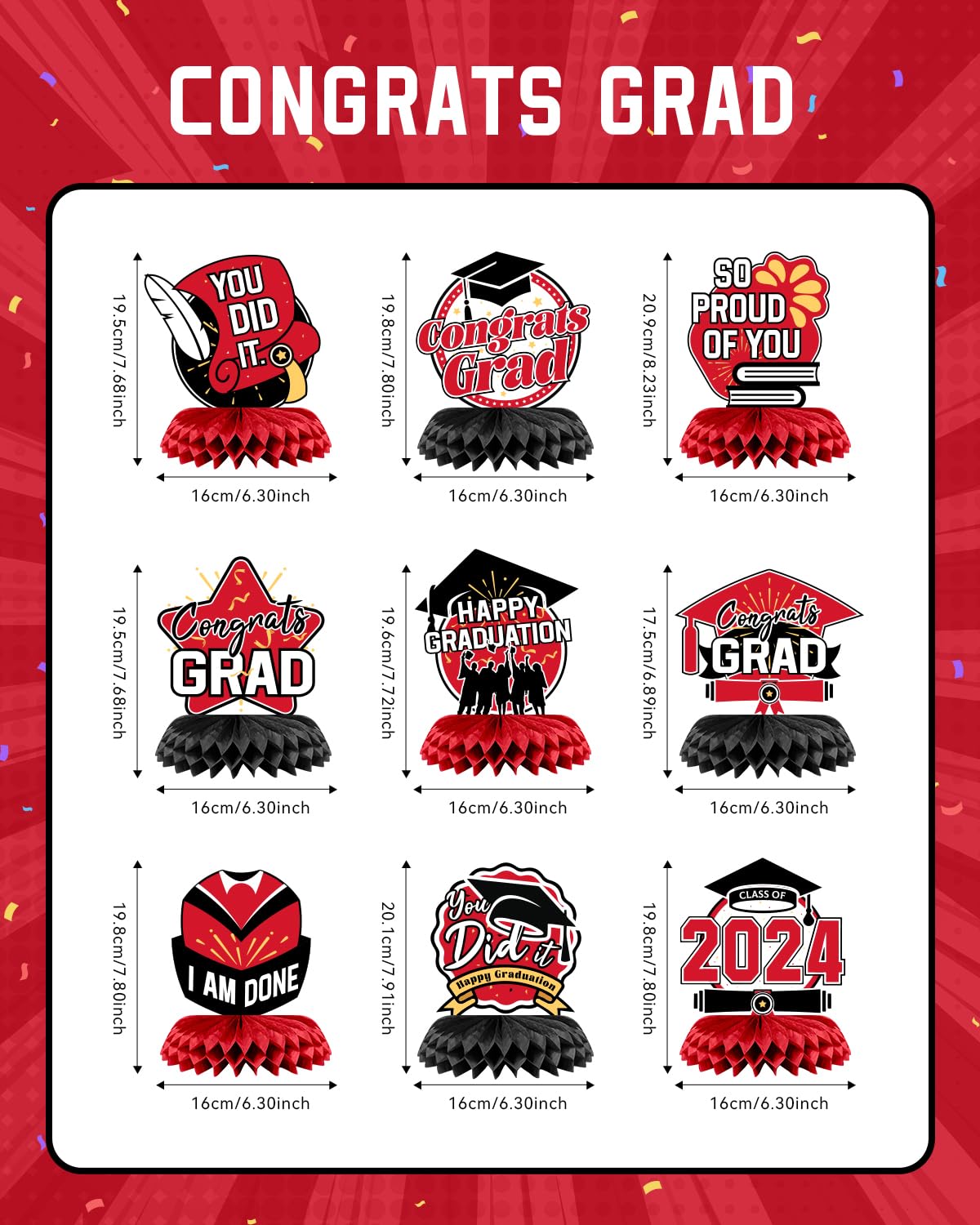 Snapklik.com : VICHTOP 2024 Graduation Party Decorations - Class Of ...