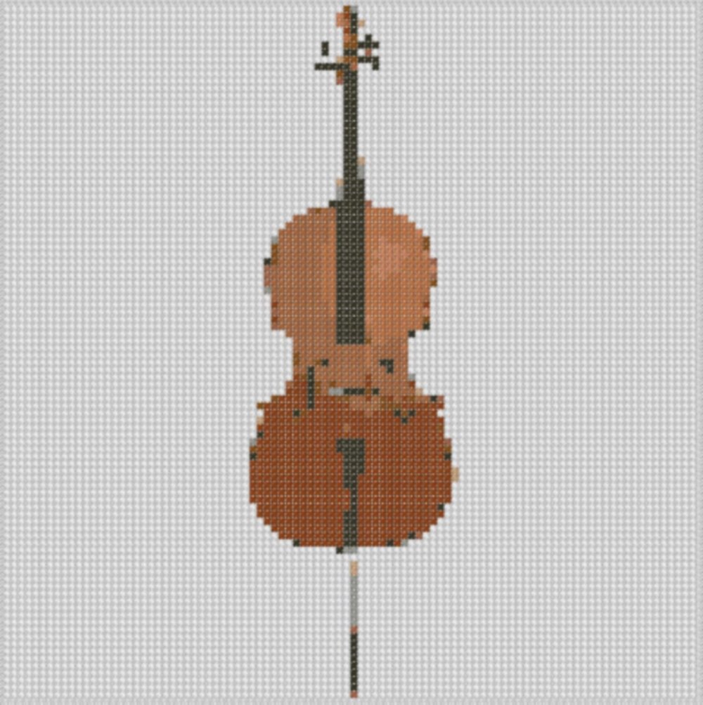 Amazon.com: Cello Cross Stitch Pattern eBook : Mother Bee Designs ...