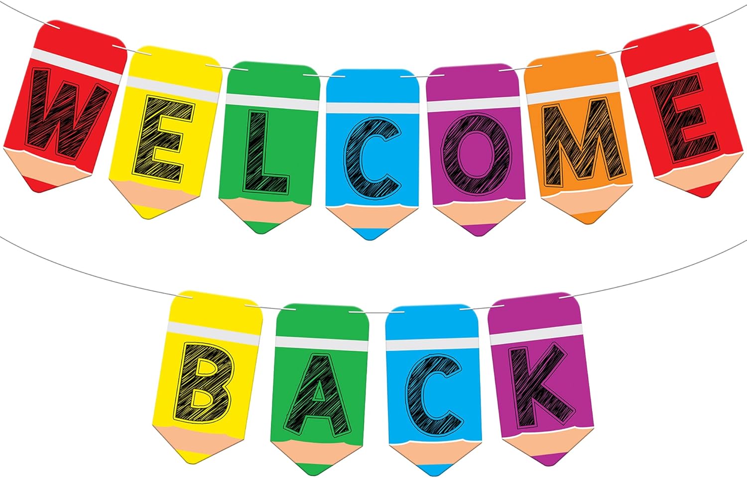 Amazon.com: KatchOn, Welcome Back Banner for Classroom Decorations ...