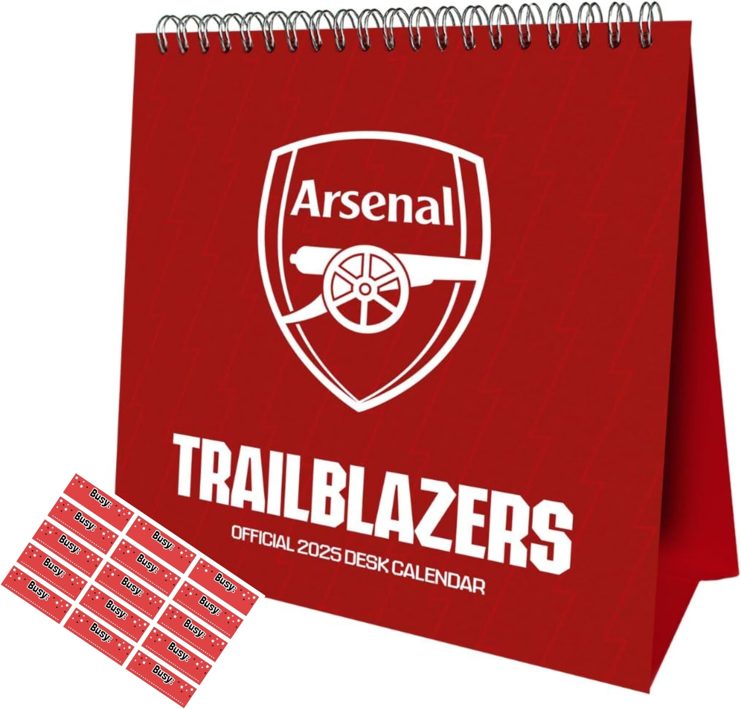 2025 Calendar Arsenal FC Month to View A3 Football Calendar Official ...