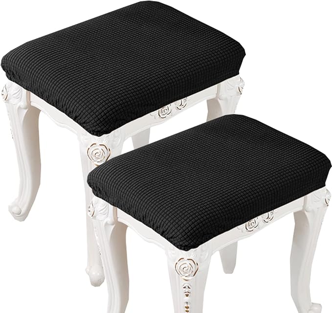 Amazon.com: Stool Covers Rectangle,2 Pack Stretch Rectangle Bar Stool ...