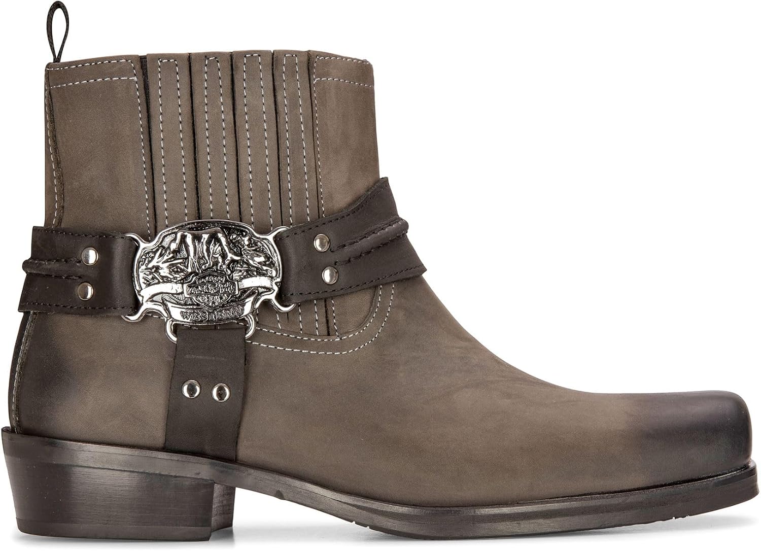 Amazon.com | TruClothing Mens Western Cowboy Boot Vintage Square Toe ...
