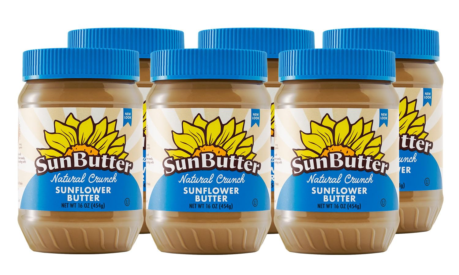 Amazon.com : SunButter Natural Crunch Sunflower Butter, 16 Oz (Pack of ...