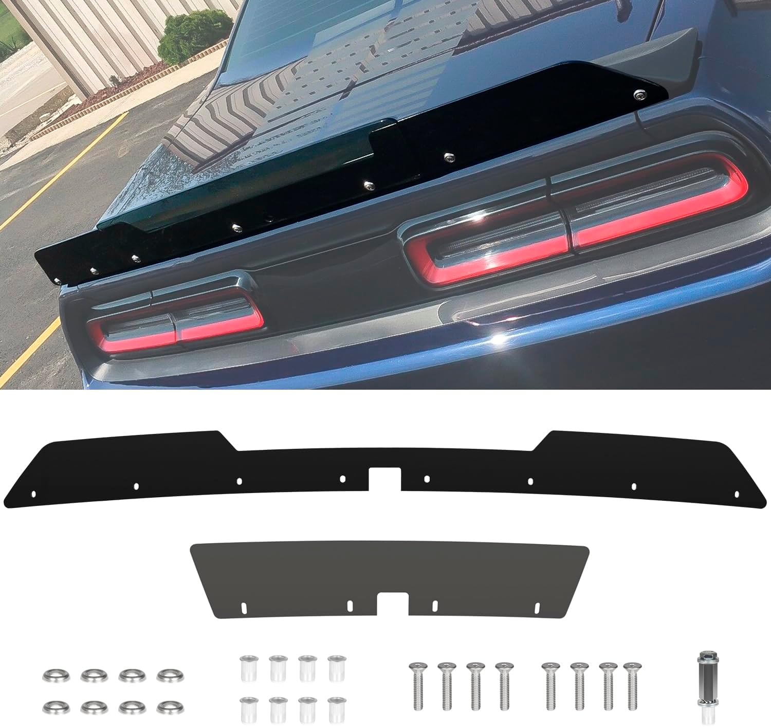 Amazon.com: Wickerbill Spoiler for Dodge Challenger 2015-2023 RT SRT ...