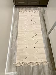 Amazon.com: KIMODE Boho Black Runner Rug 2.3' x 5.3',Moroccan Washable ...