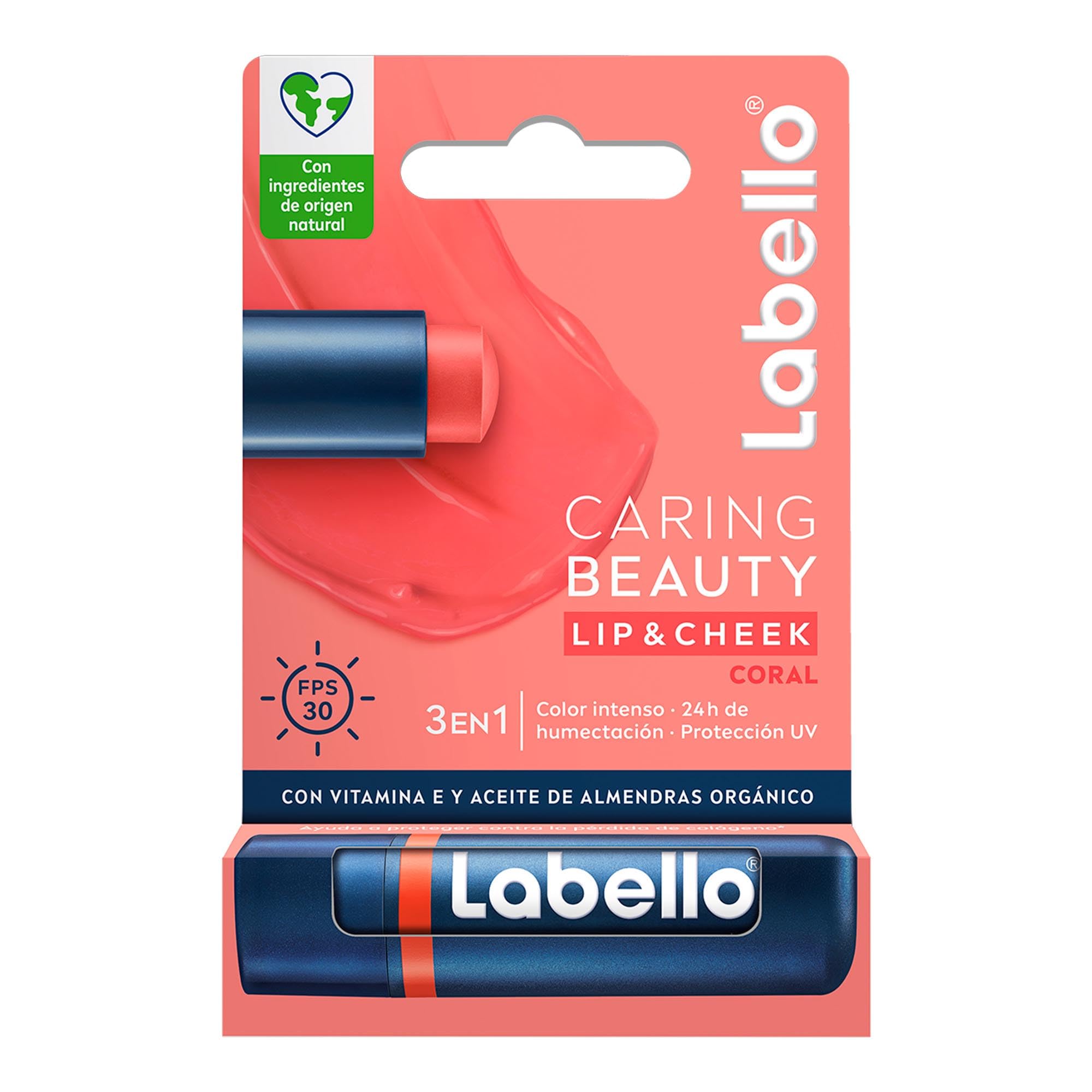 Labello Caring Beauty Coral 4,8gr : Amazon.com.mx: Belleza