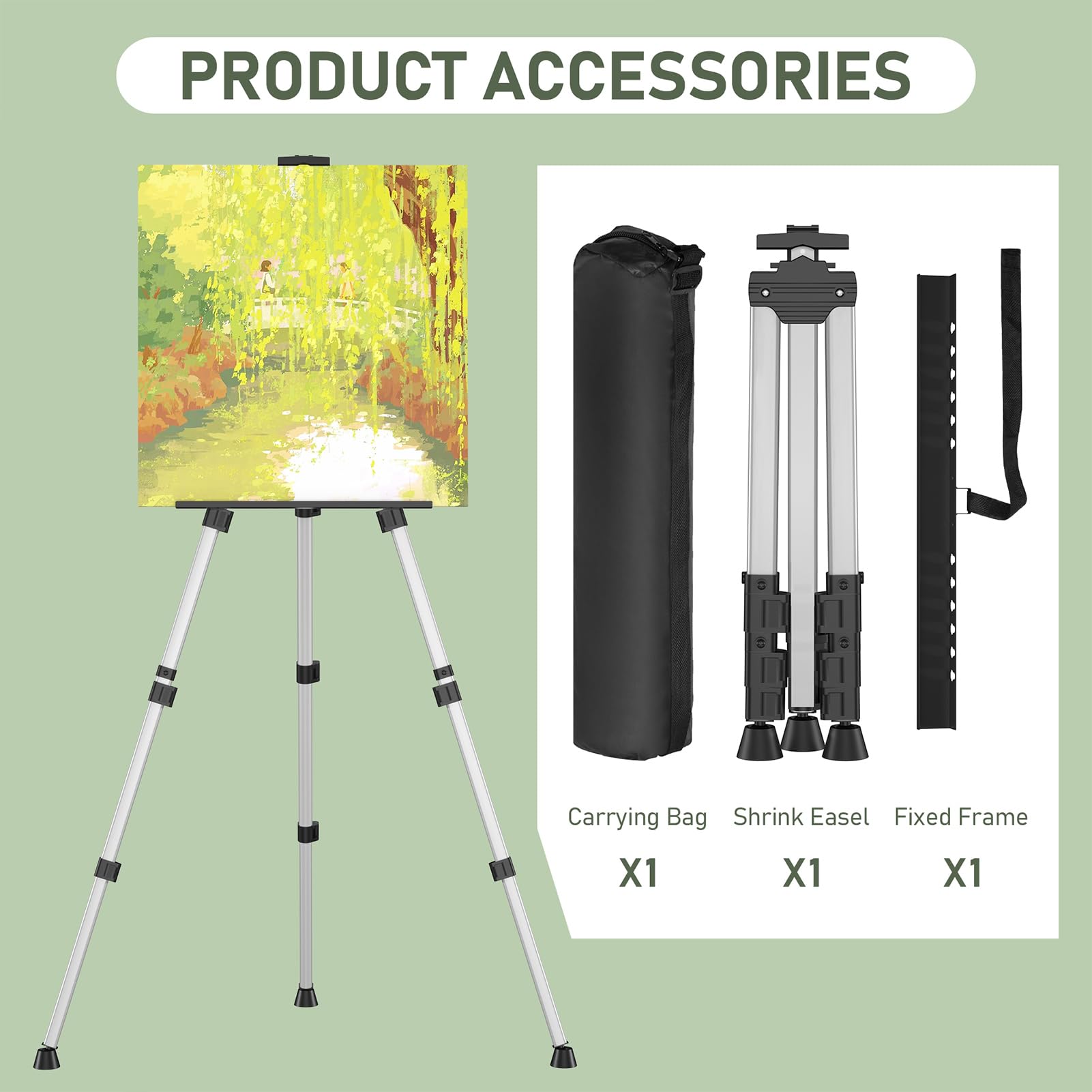 Snapklik.com : Art Painting Easel Stand - Portable Adjustable Easel ...