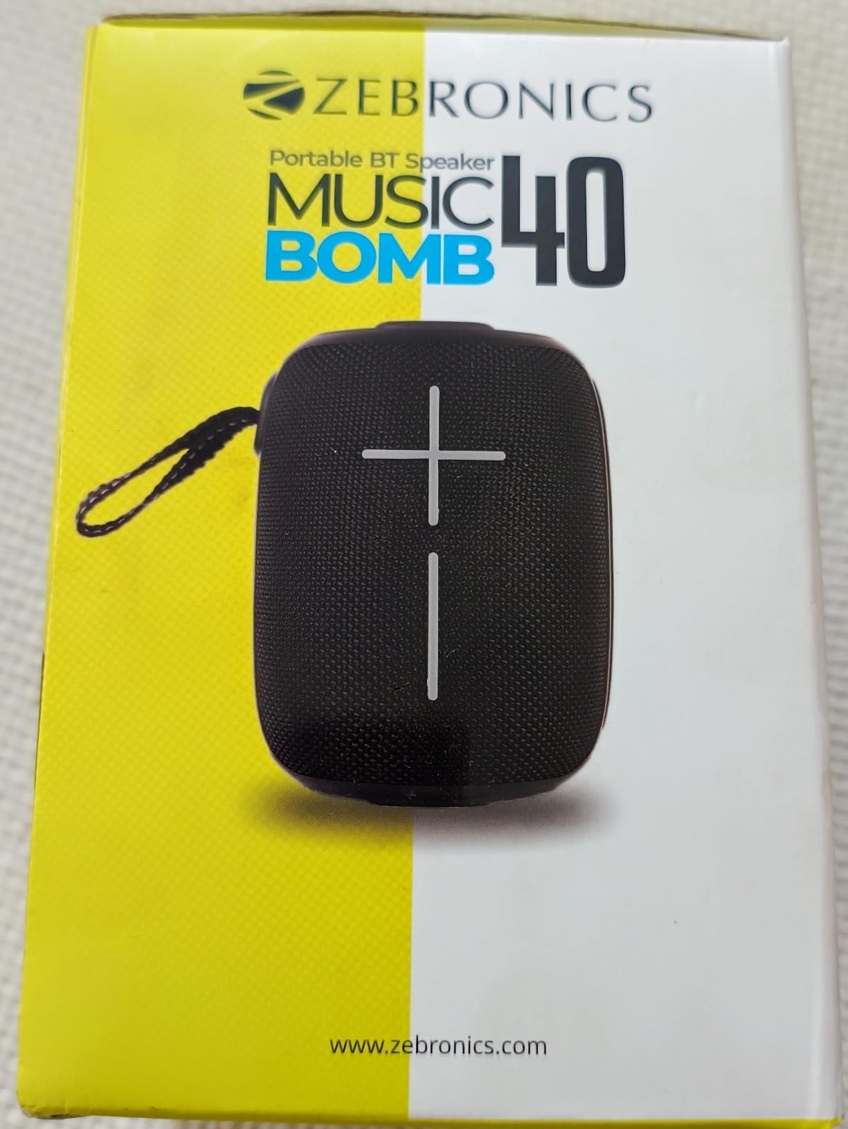 ZEBRONICS Music Bomb 40 10W Output Portable Wireless Speaker with ...