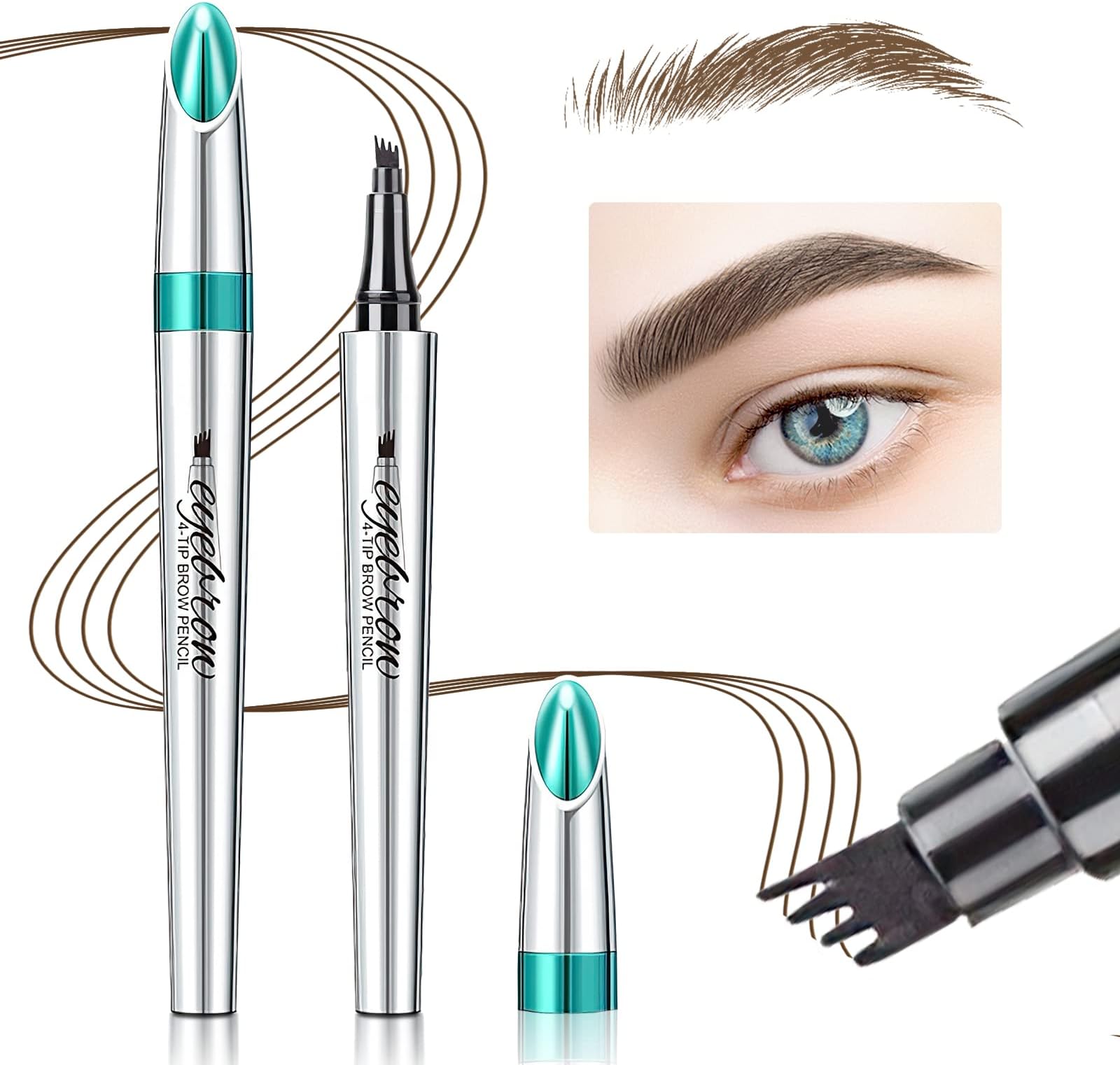 Amazon.com: Eyebrow Microblading Pen, Eyebrow Pencil with an Upgrade ...