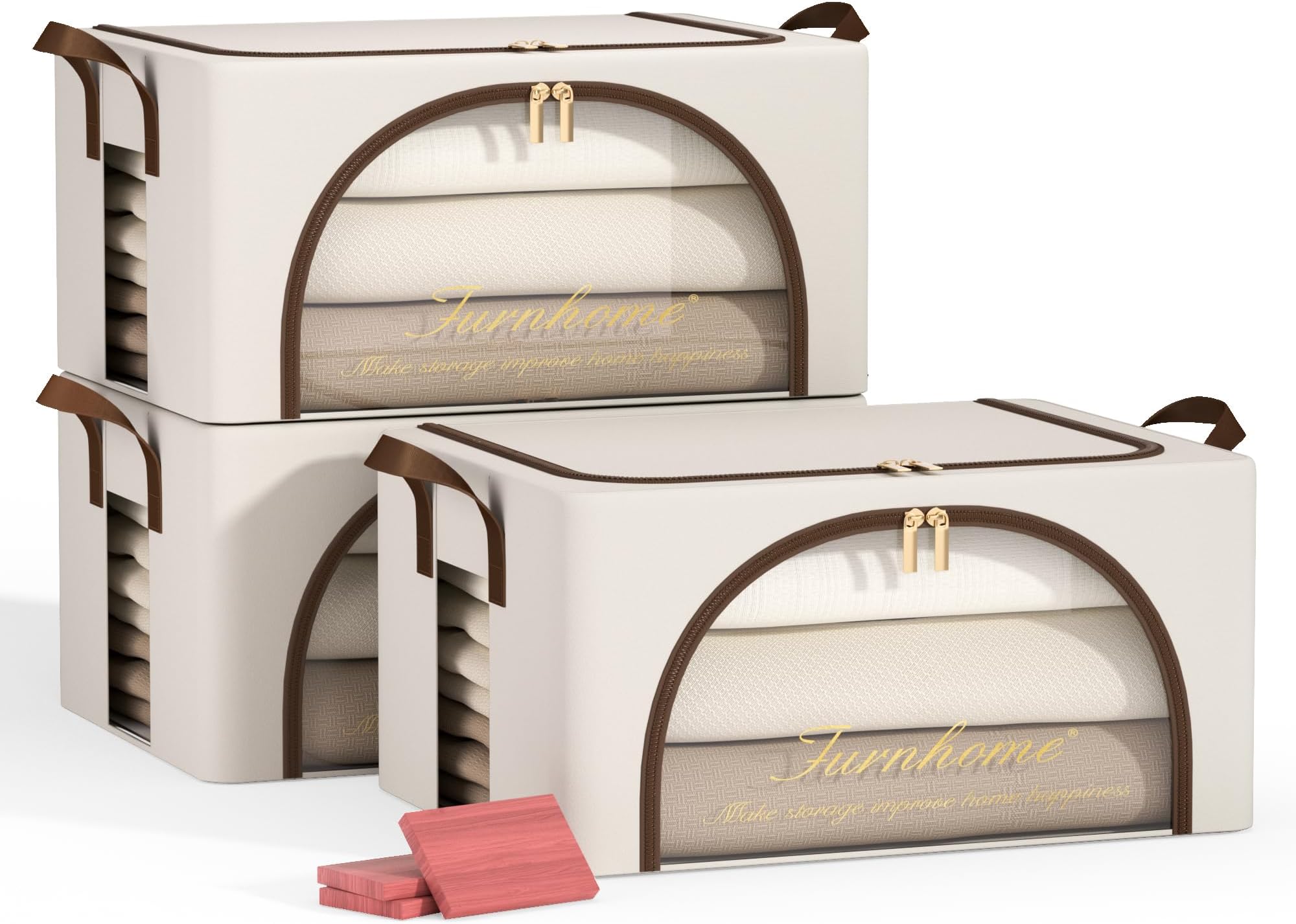 Amazon.com: Sorbus Storage Bins with Metal Frame - Stackable & Foldable ...