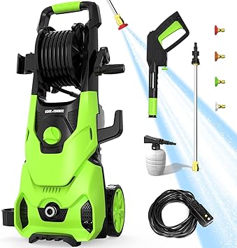 Amazon.com : Rock&Rocker 2150PSI Electric Pressure Washer, 2.6GPM Power ...