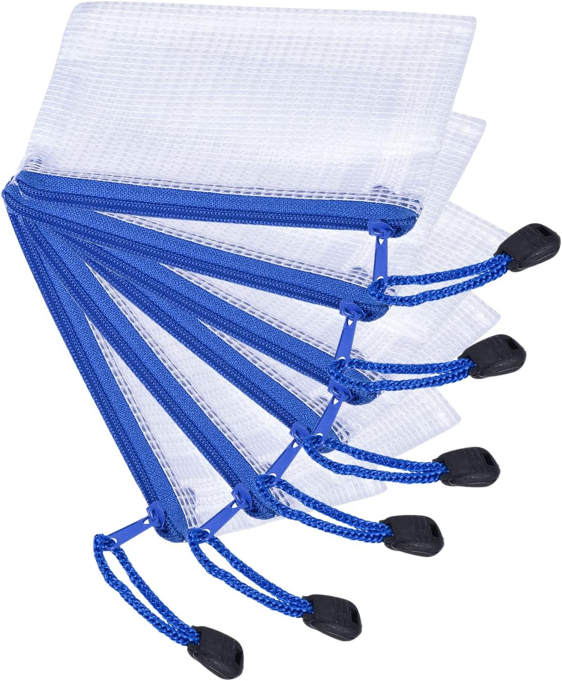 Amazon.com : YOKIVE 6 Pack Mesh Zipper Bags, B8 Mesh File Pockets ...