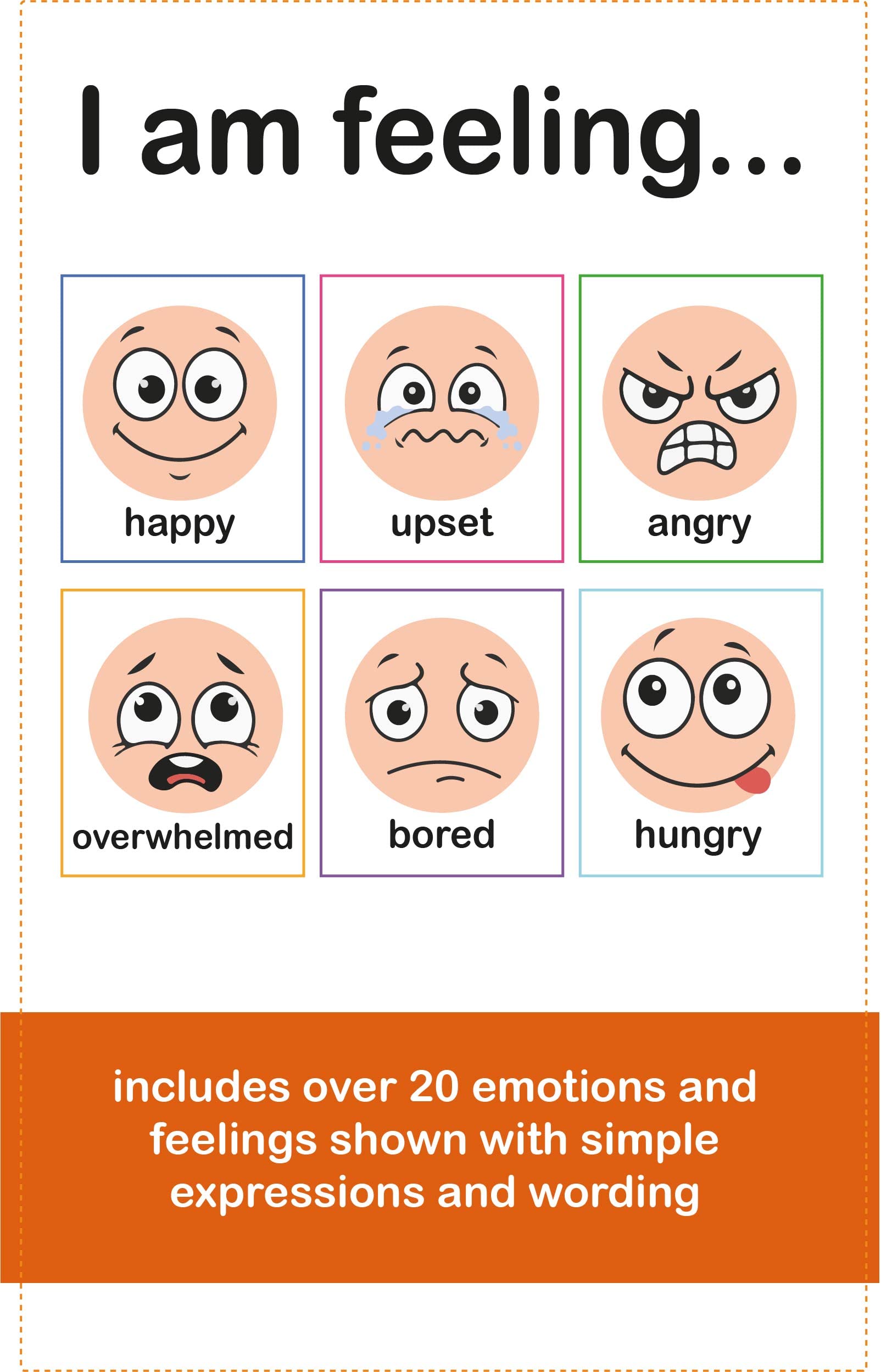 Buy I Am Feeling.. includes over 20 emotions and feelings shown with ...