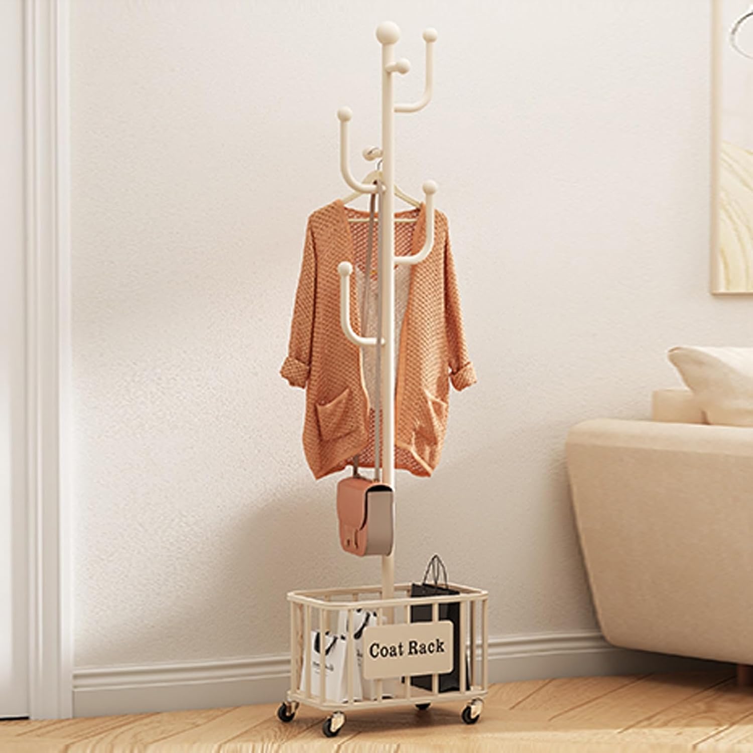 Amazon.com: Coat Rack Freestanding, Standing Coat Rack, Entryway ...