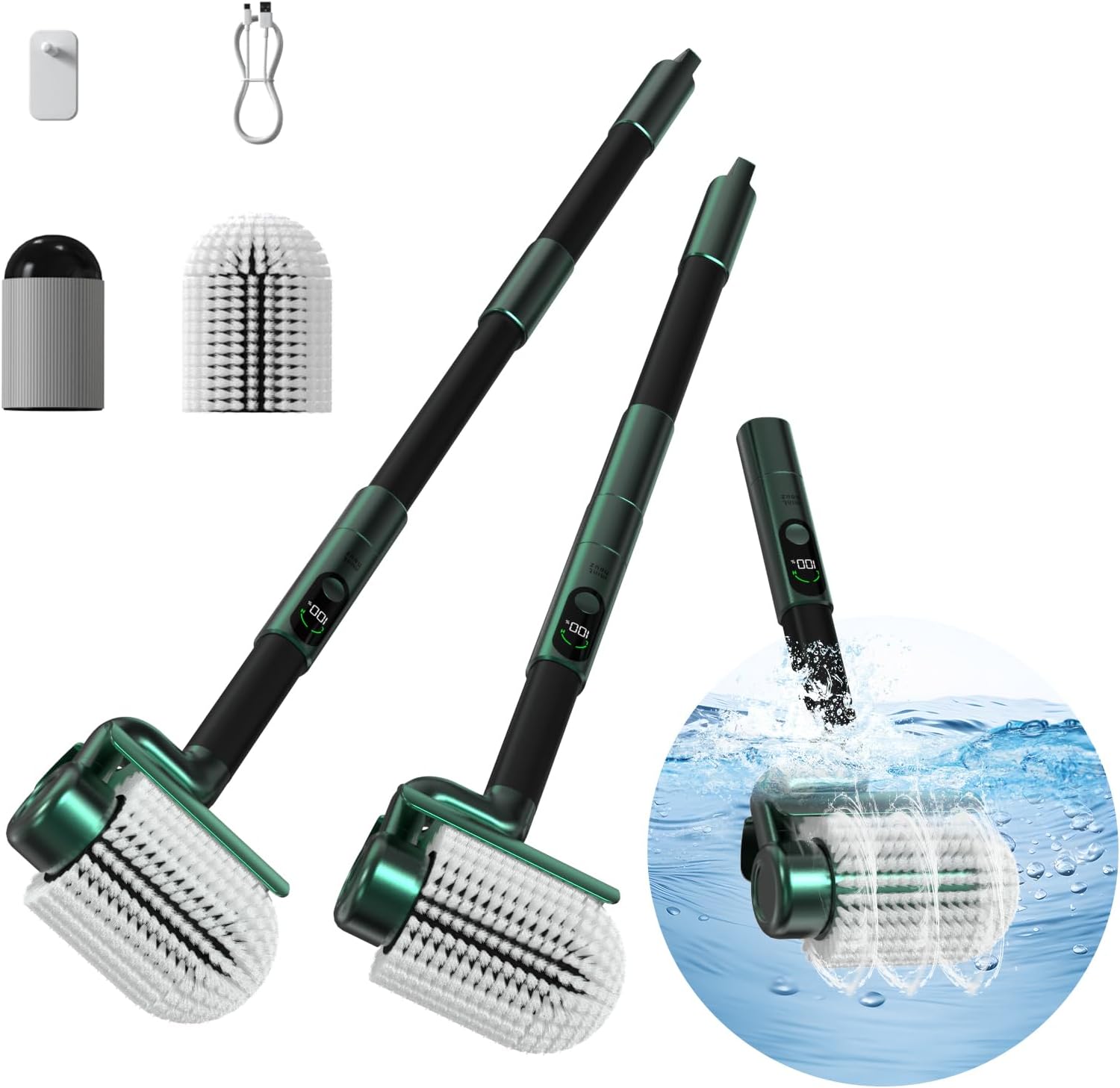 Amazon.com: Tiwiche Roller Electric Spin Scrubber - 2-Speed Waterproof ...