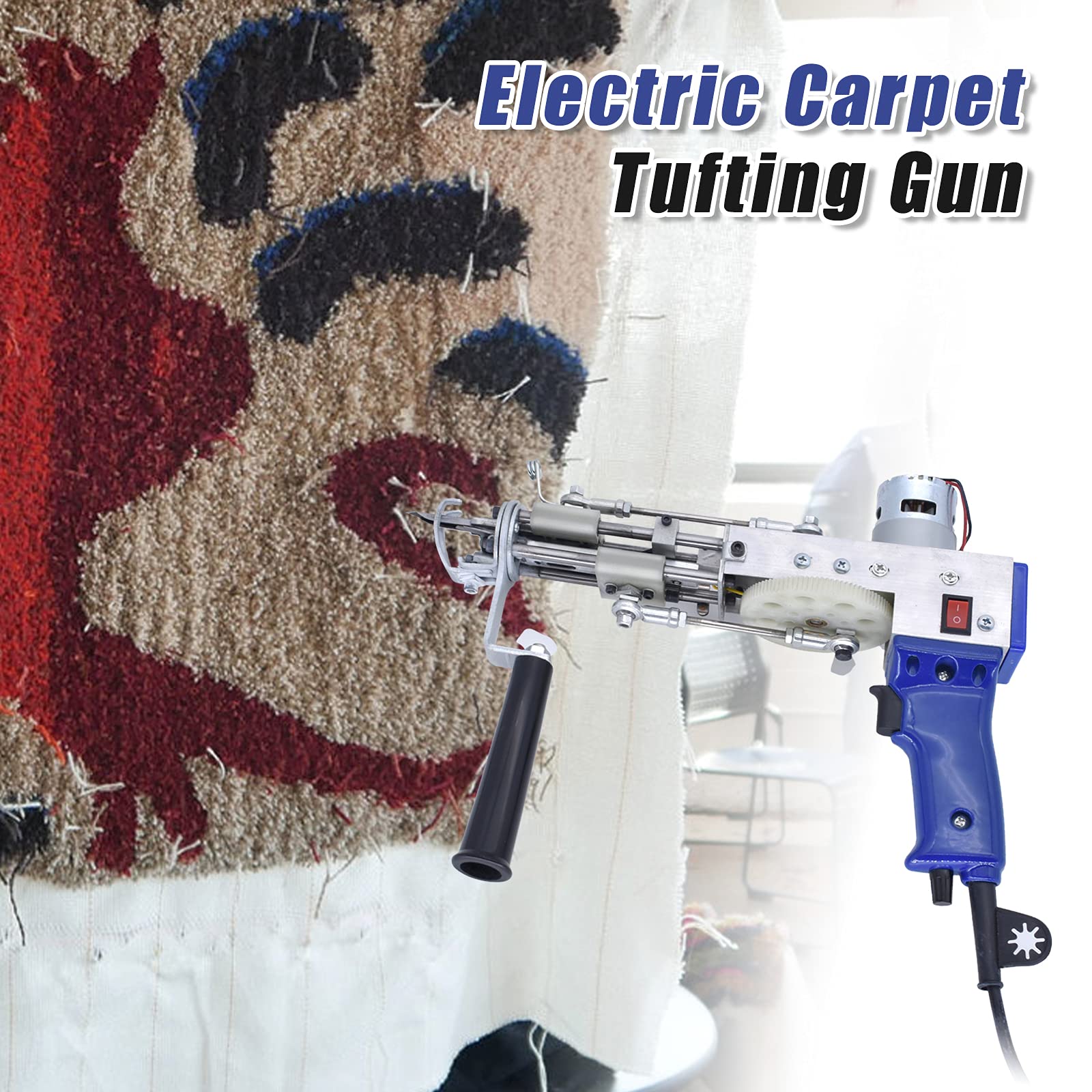 Buy KCRET Electric Carpet Tufting Gun Carpet Weaving Machine Cut Pile ...