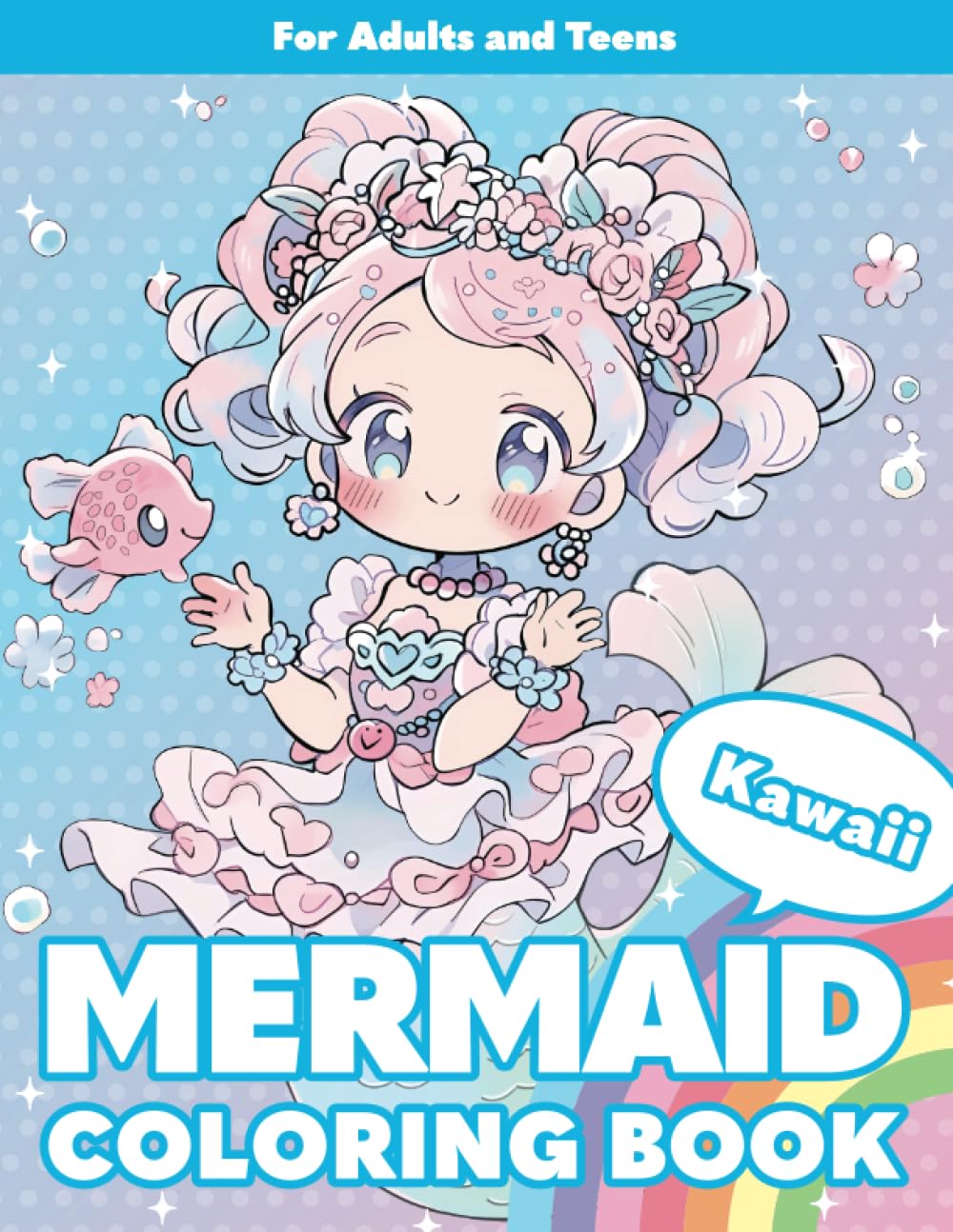Amazon.com: Mermaid Kawaii Chibi Girls Coloring Book: Kawaii Anime ...