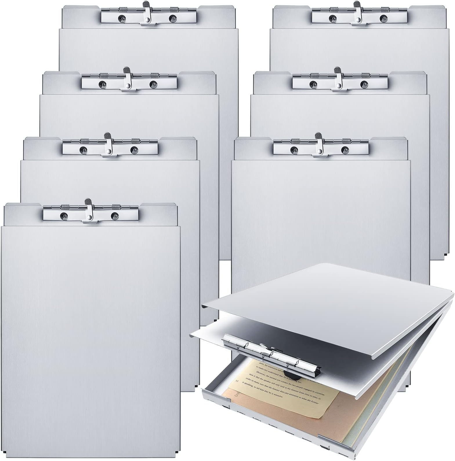 Amazon.com : Henoyso Metal Storage Clipboard Bulk Heavy Duty Aluminum ...