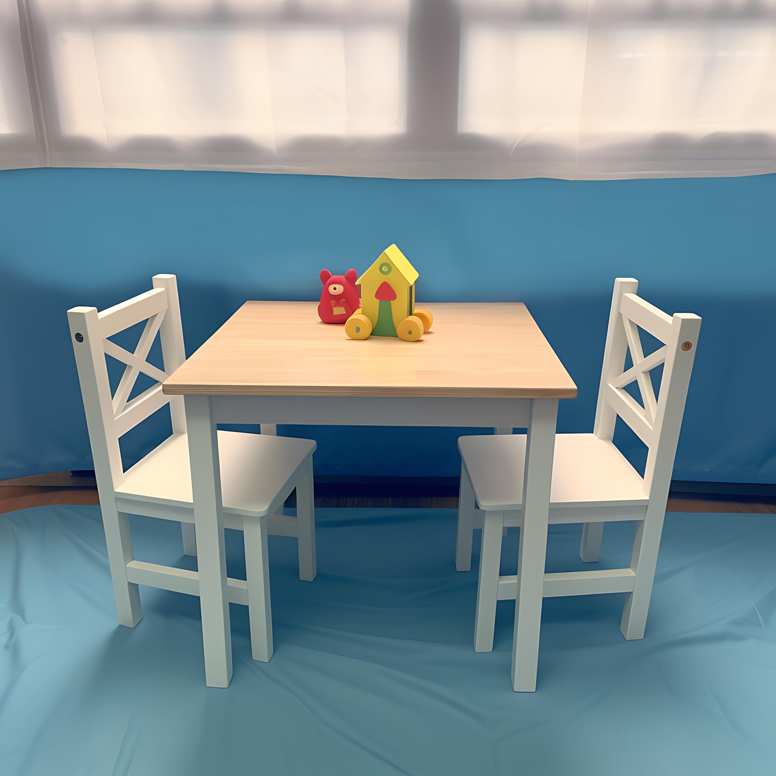 Amazon.com: Curipeer Toddler Table and Chair Set, Kids Table and Chairs ...