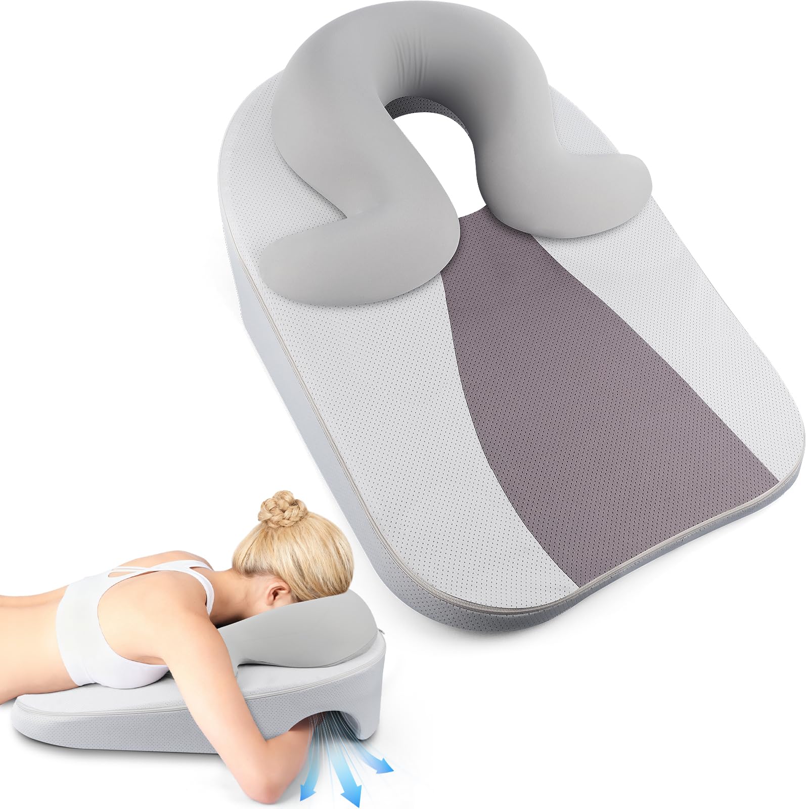 7 Best Face Down Pillow | Stomach Sleeper? Skip the Pain