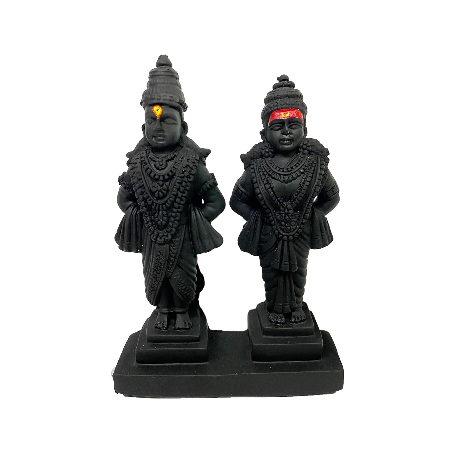 Logassa 5" Lord Vitthal Rukmini Murti | Vitthal Rukmani Statue for Car ...