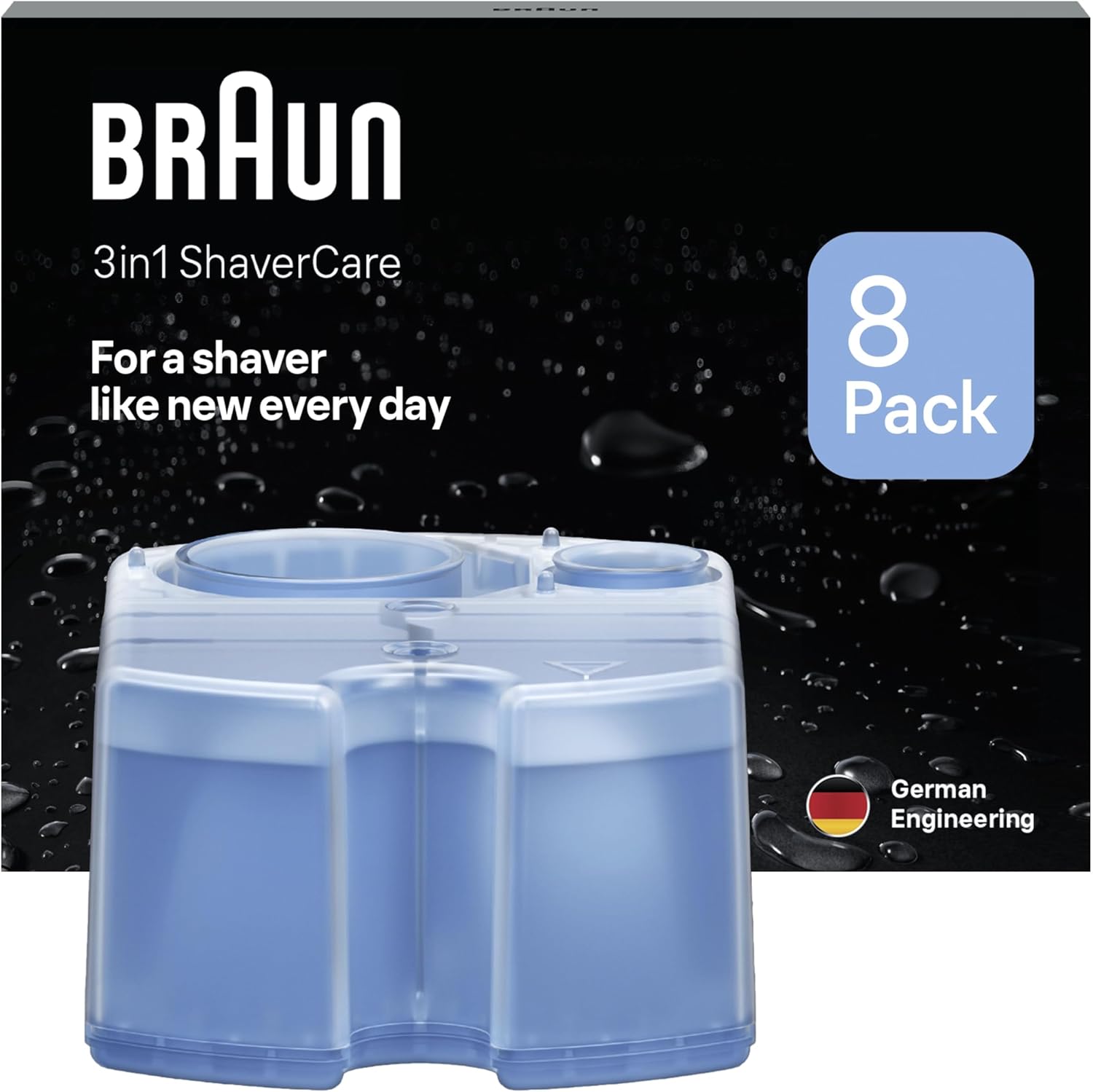 Braun SmartCare Shaver Refill Cartridges, 8-Pack, Long Lasting Hygienic ...