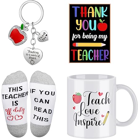 Amazon.com: Teacher Appreciation Gift Sets: Thank You Gift Bundles with ...