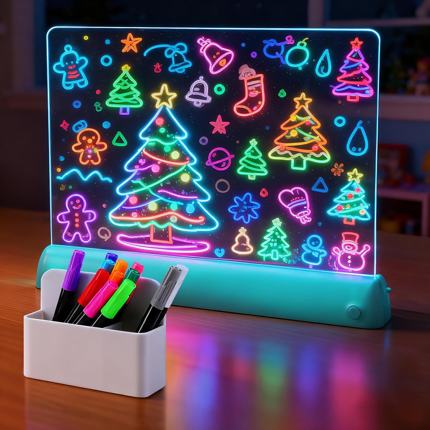 Amazon.com: Wire Free Acrylic LED Drawing Board for Kids - 11.8x9.8in ...