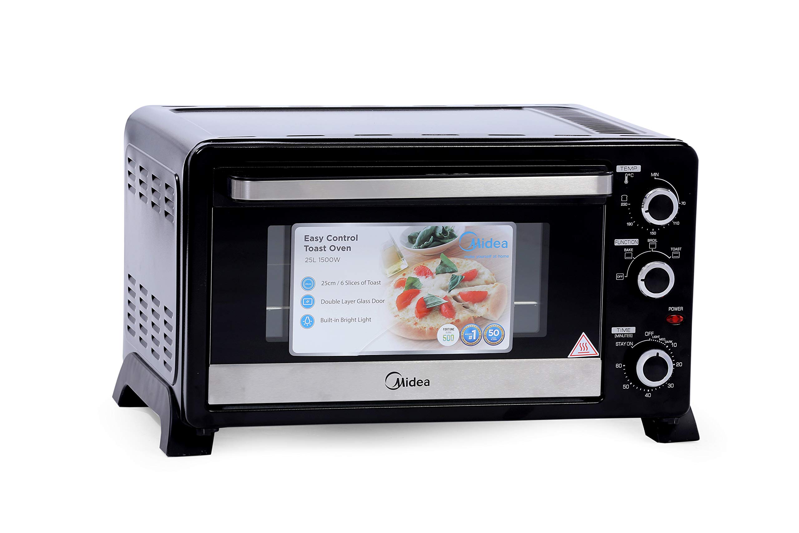 Midea Oven Toaster Grill Black 25 Litre Mg25Chb at Kate Gates blog