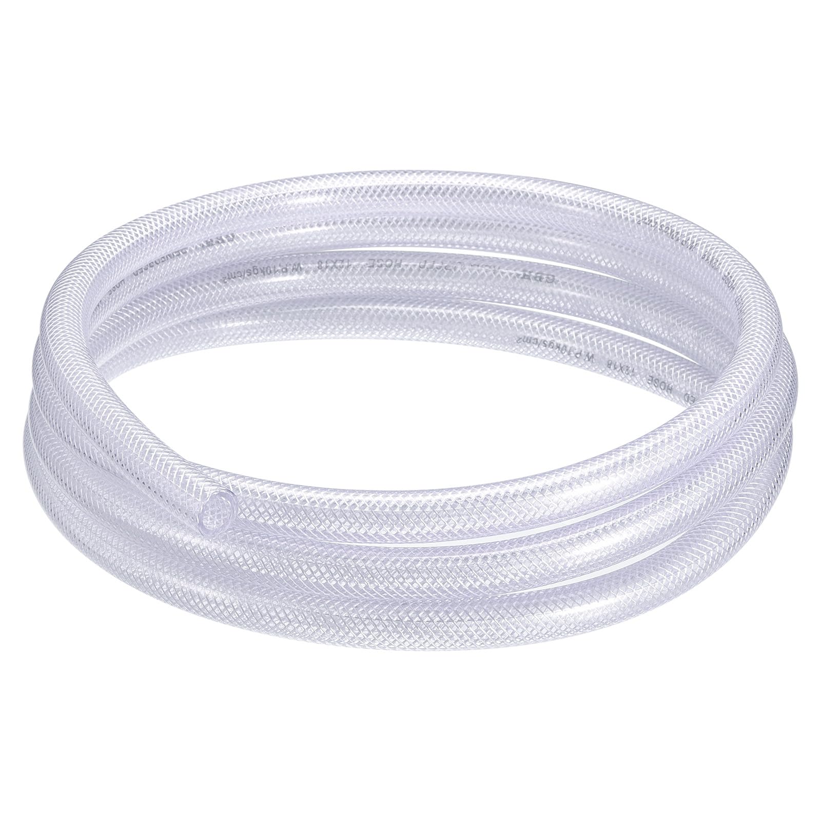 Amazon.com: MECCANIXITY 1/2" ID x 3/4" OD 10 Ft PVC Tube Braided ...
