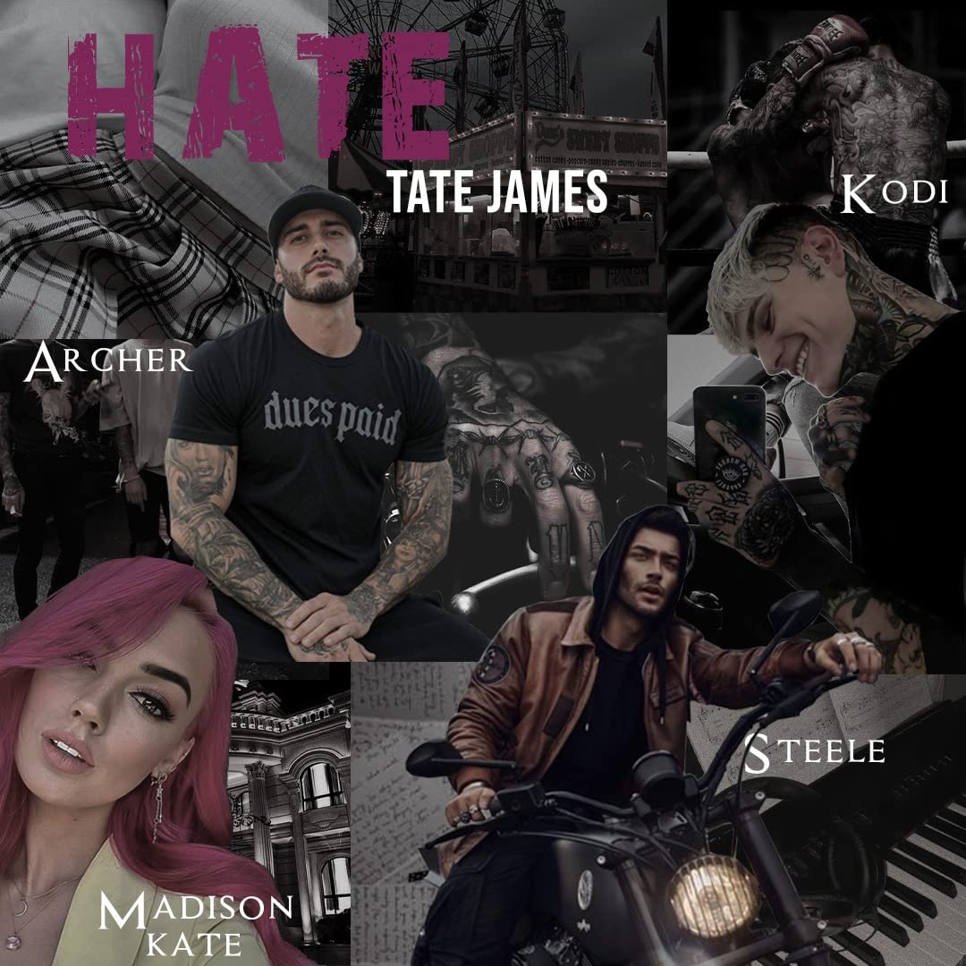 HATE: An enemies to lovers reverse harem romance (Madison Kate Book 1) eBook : James, Tate ...