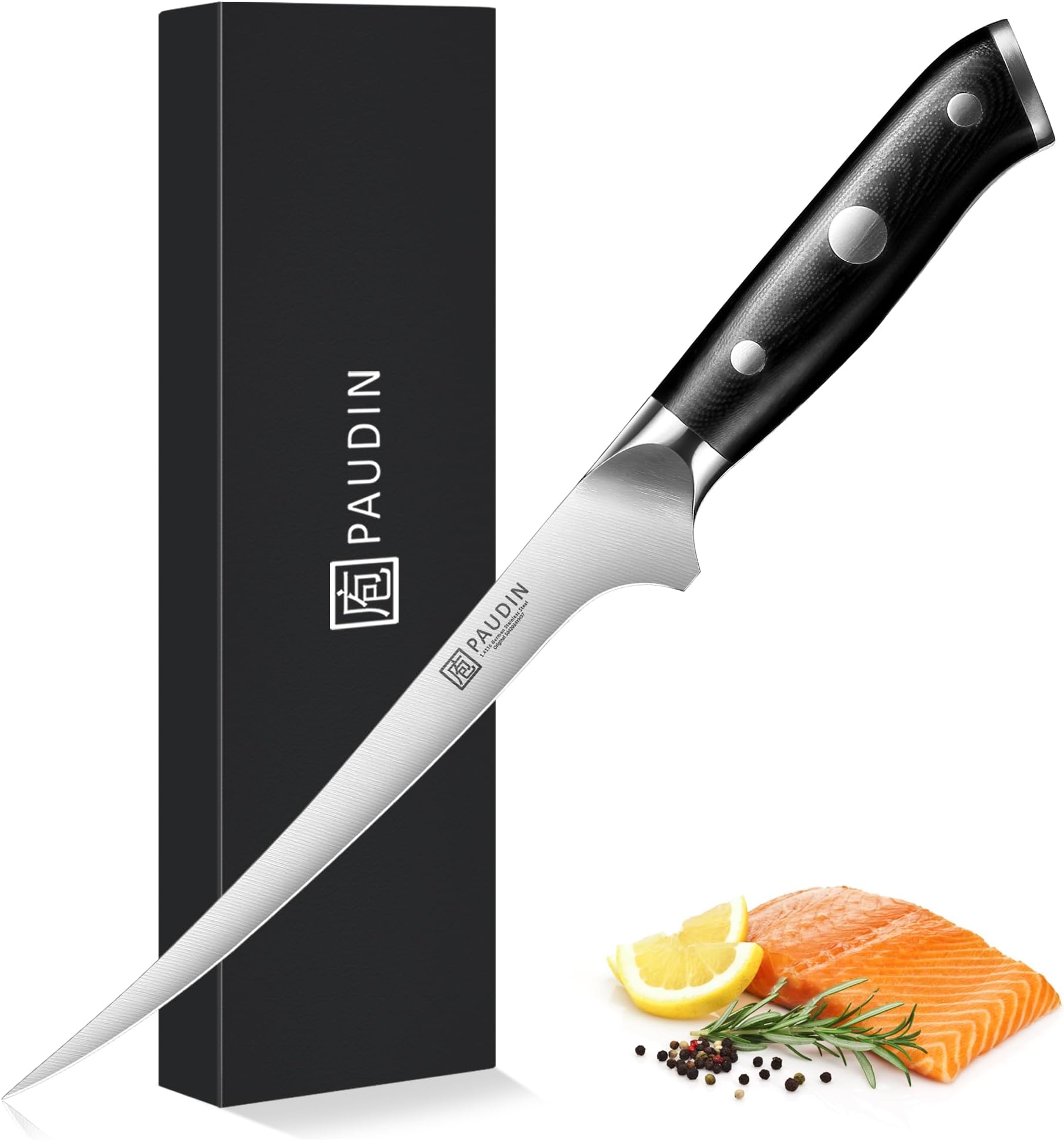 Amazon.com: SHAN ZU Fillet Knife 7 Inch, Powder Steel Boning Knife High ...