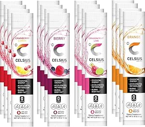 Celsius On-The-Go Powder Sticks (15 Count) : Amazon.ca: Grocery ...