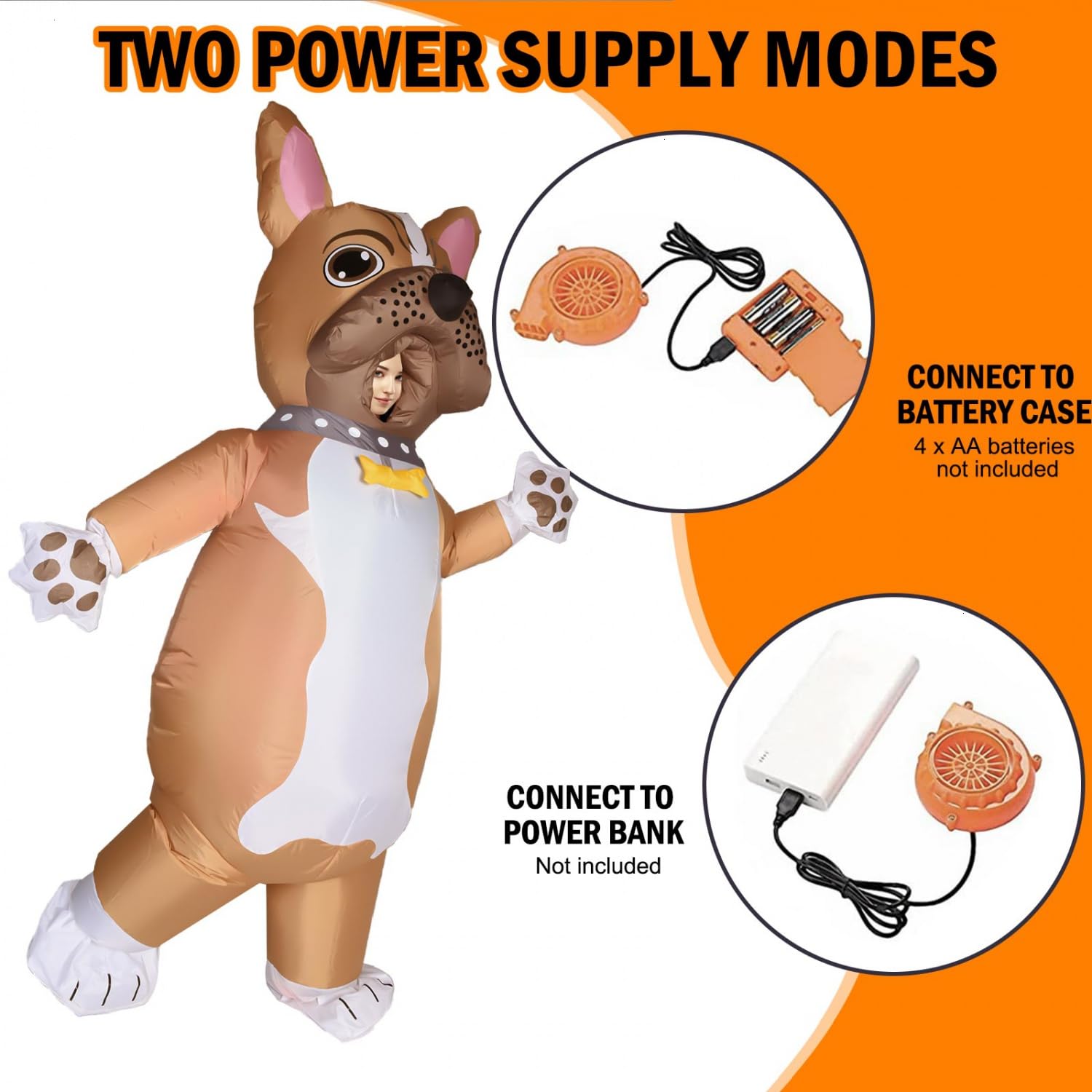 Snapklik.com : Adult Inflatable Costume Full Body Dog Costume For Adult ...