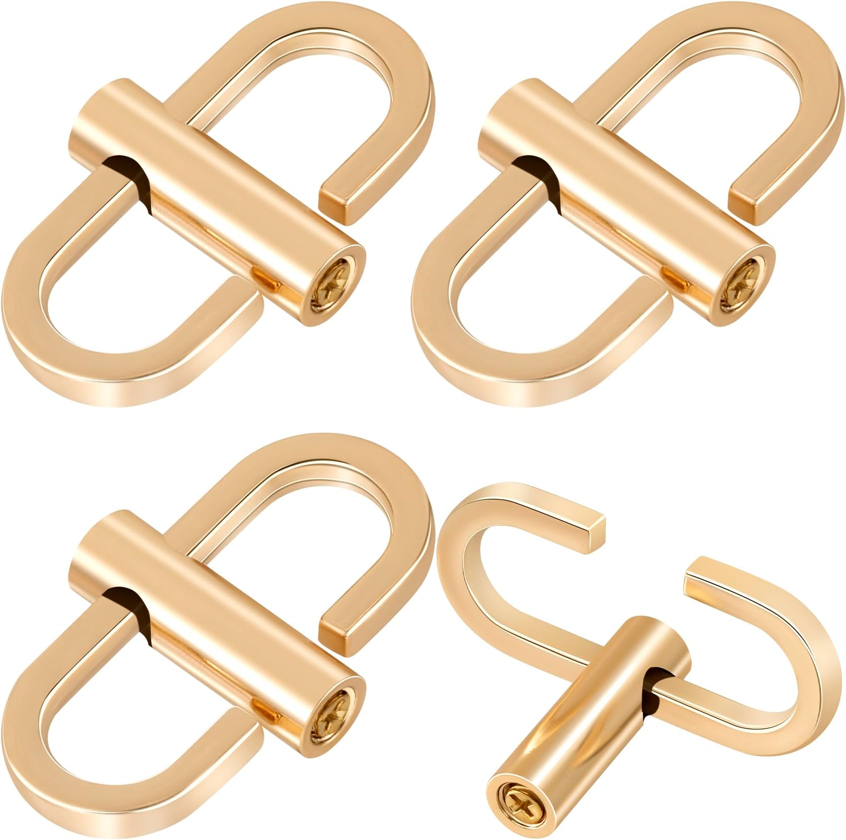 Amazon.com: jiesinlov 2 Pcs Bag Chain Shoulder Strap Shortening Buckles ...