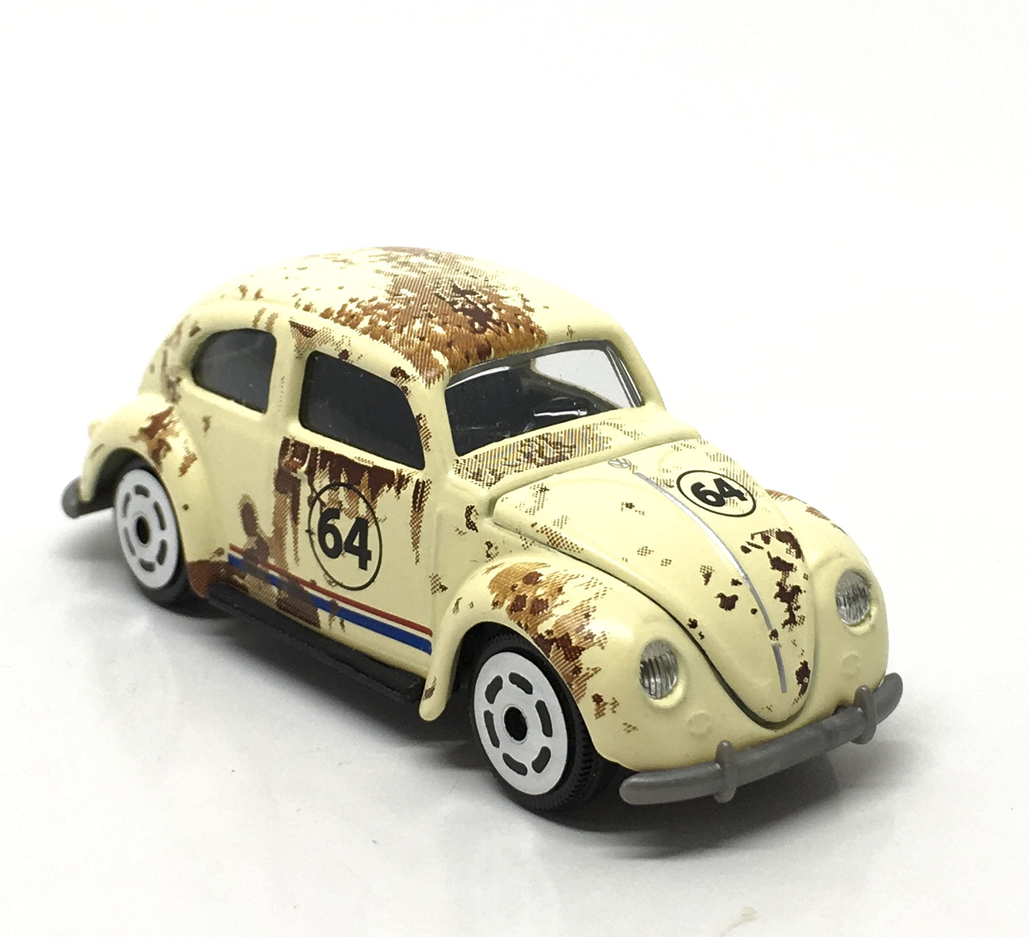 Buy Majorette Volkswagen Beetle Vintage no.64 Rusty White - 1/64 Scale ...