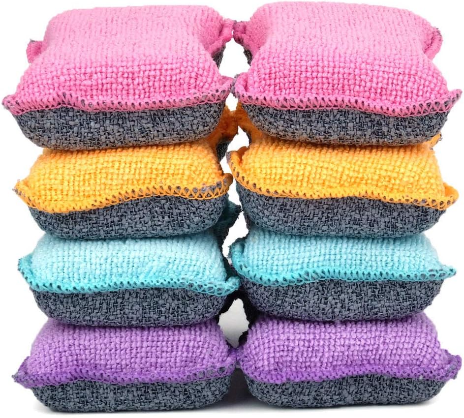 Amazon.com: Onutis Washable Sponges for Dishes Pack of 5 - Kitchen ...