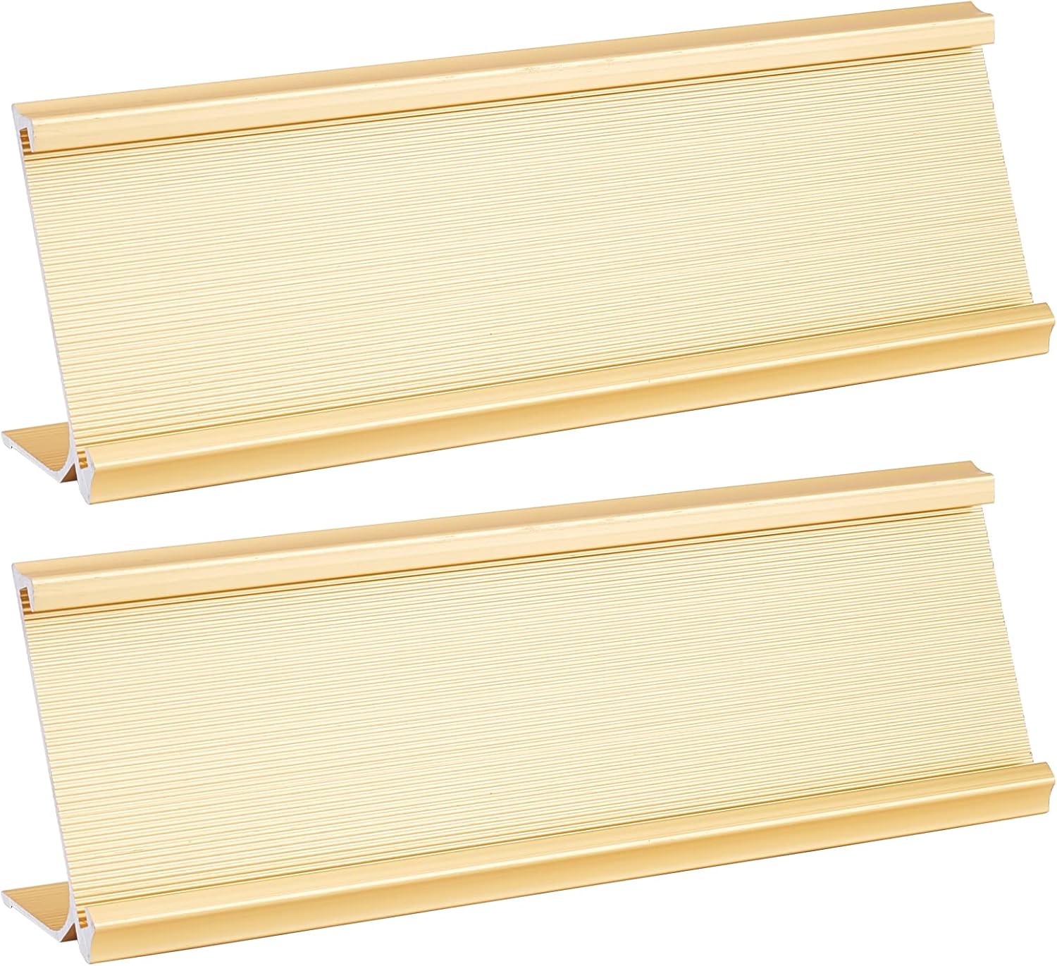 Amazon.com: NBEADS 2 Pcs Aluminum Desk Name Plate Holder, 7.87x2.42 L ...