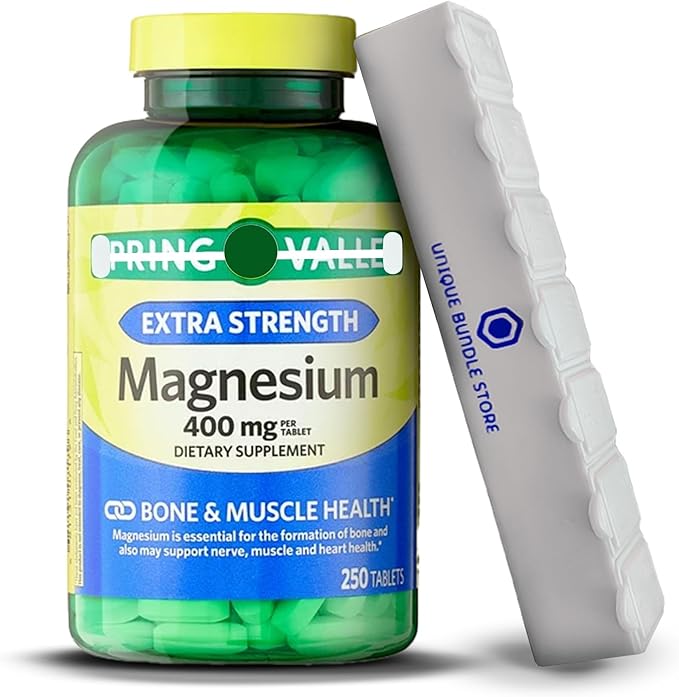 Amazon.com: Magnesium 400mg – 250 Tablets, High Potency Magnesium ...