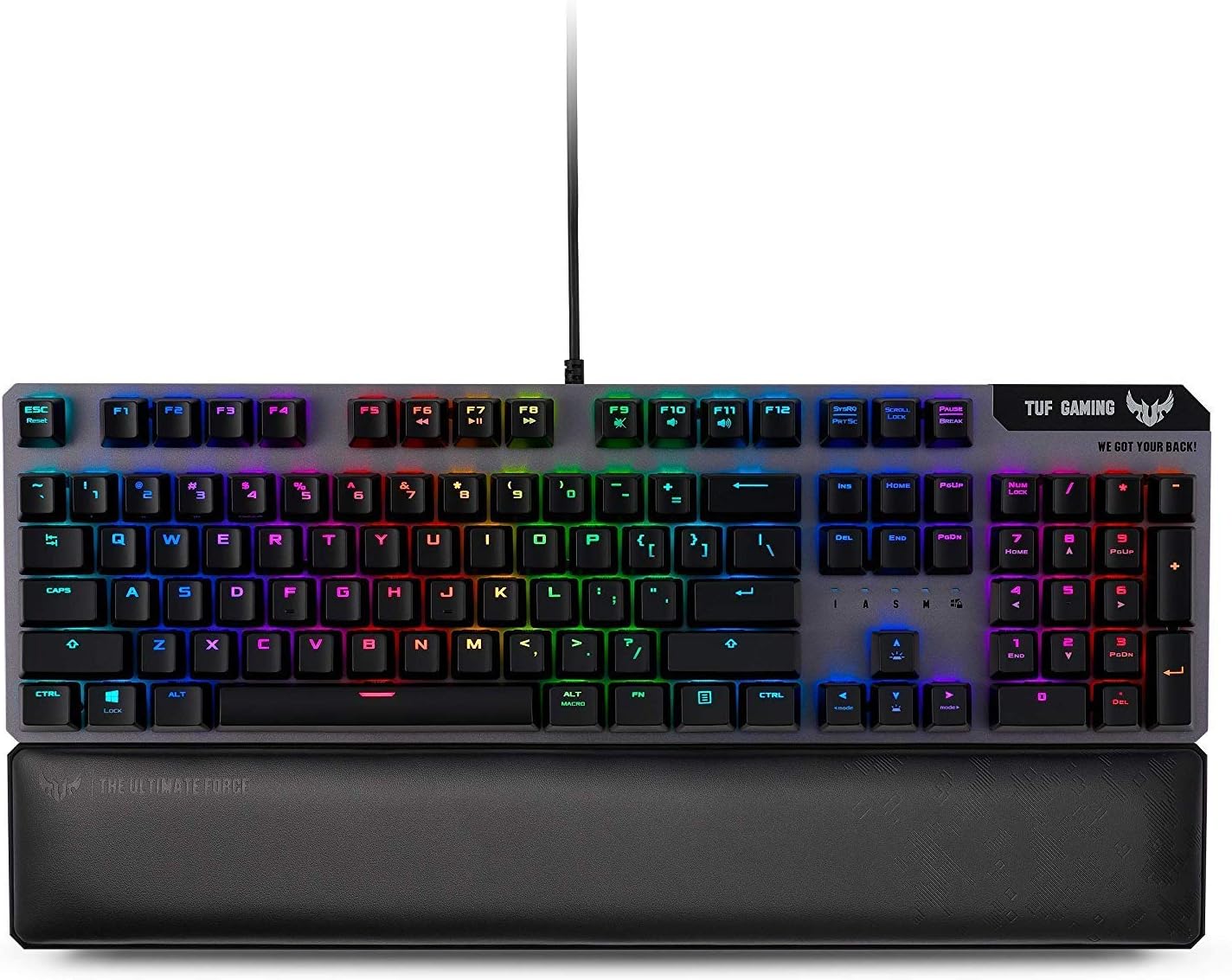 Amazon.com: ASUS Optical-Mechanical Compact Gaming Keyboard - RA03 TUF ...
