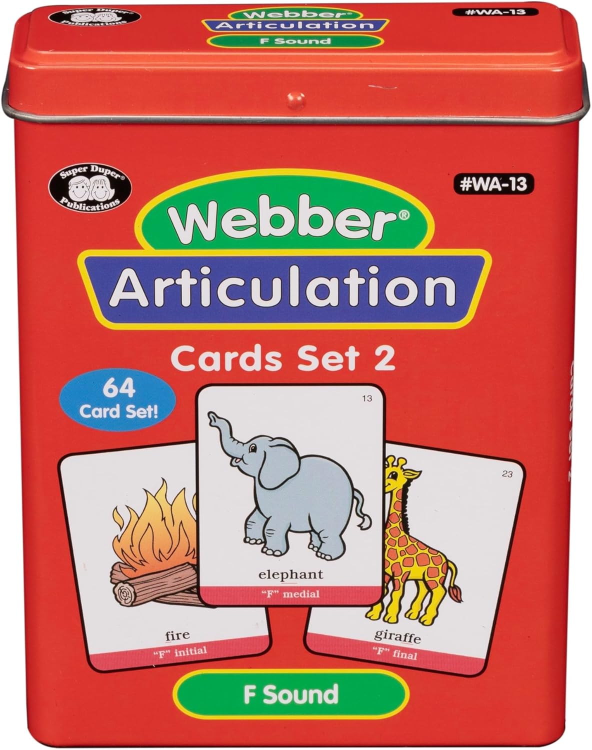 Amazon.com: Super Duper Publications | Articulation F Sound Fun Deck ...