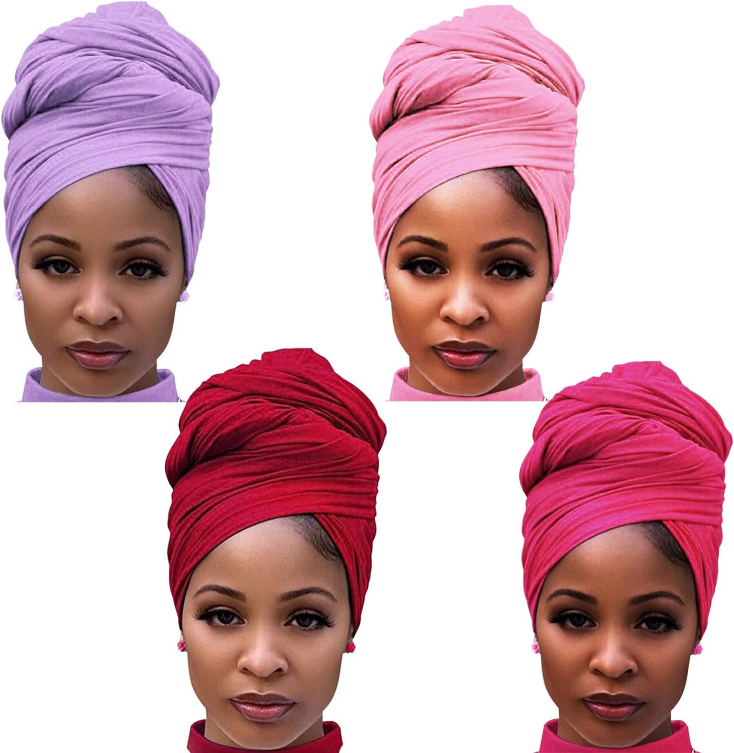 Youme Head Wraps for Black Women African Hair Wraps for Dreads Locs ...