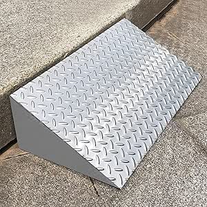 Amazon.co.jp: Aytoylyb Heavy Duty Stainless Steel Step Ramp Plate, Step ...