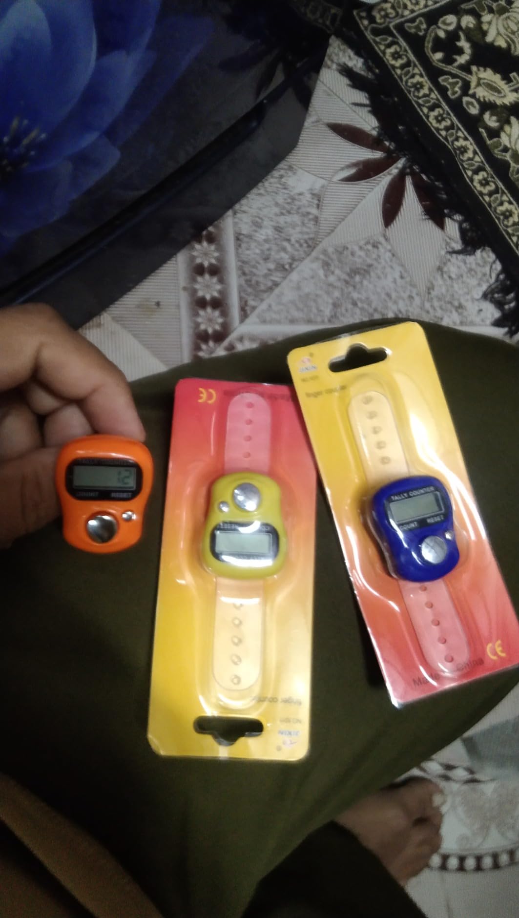 Sharp choice Plastic Mini Hand Tally Counter Finger Ring Handheld ...